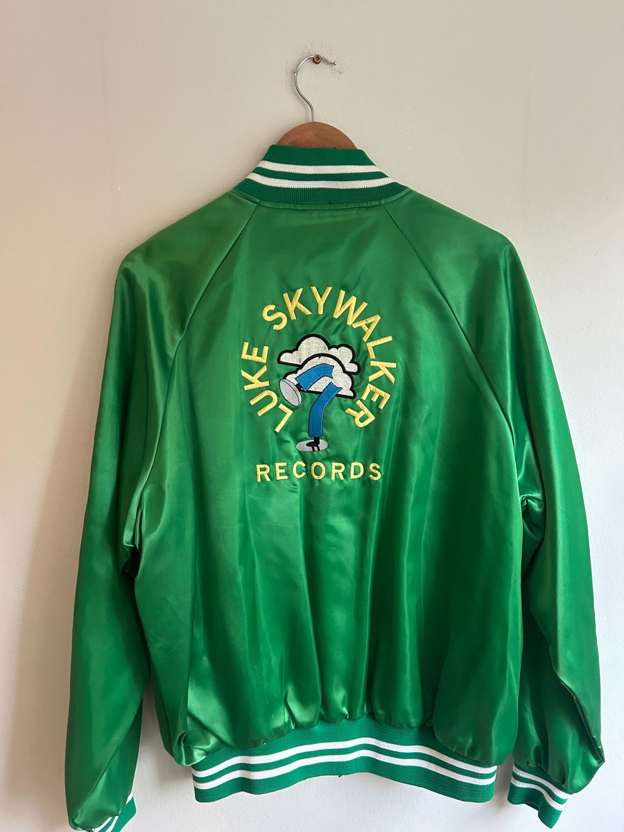 Luke Skywalker Records 'Nancy' Green Vintage Varsity Jacket – The Bass ...